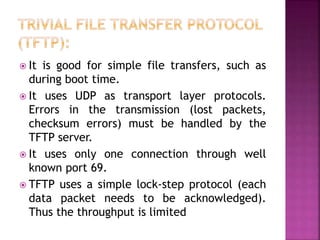 File transfer protocol (ftp) in application | PPT