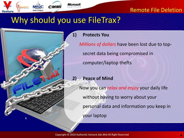 FileTrax, Remote File Deletion System | PPT FileTrax, Remote File Deletion System | PPT