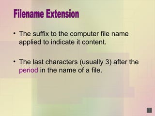 File Type Extn | PPT