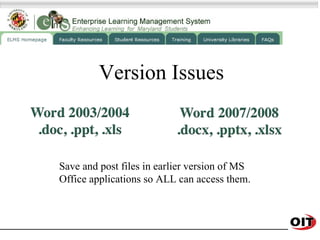 Filetypes and conventions | PPT