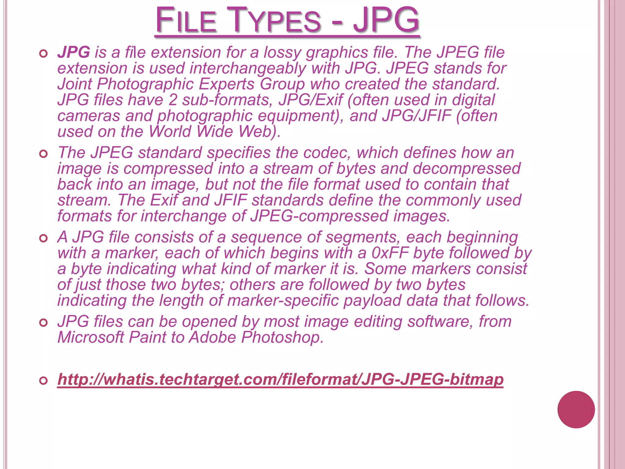 File types, photoshop | PPTX