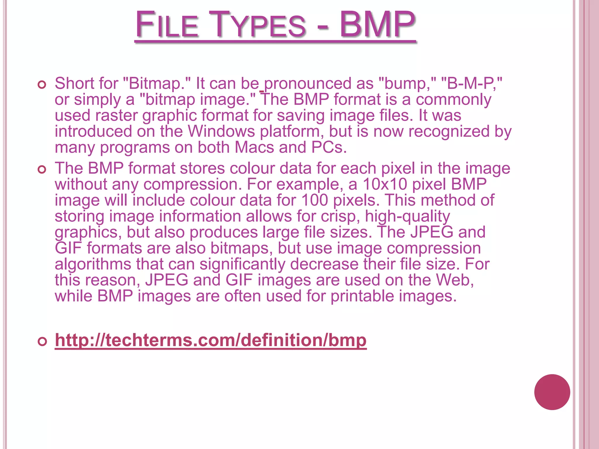 File types, photoshop | PPTX