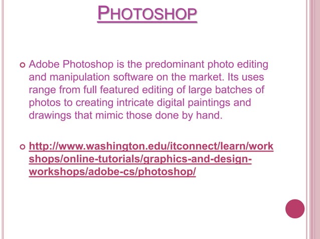 File types, photoshop | PPTX