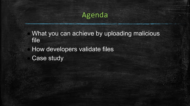 Slides of ARPCON (File upload vulnerability by Raju Kumar) | PPT