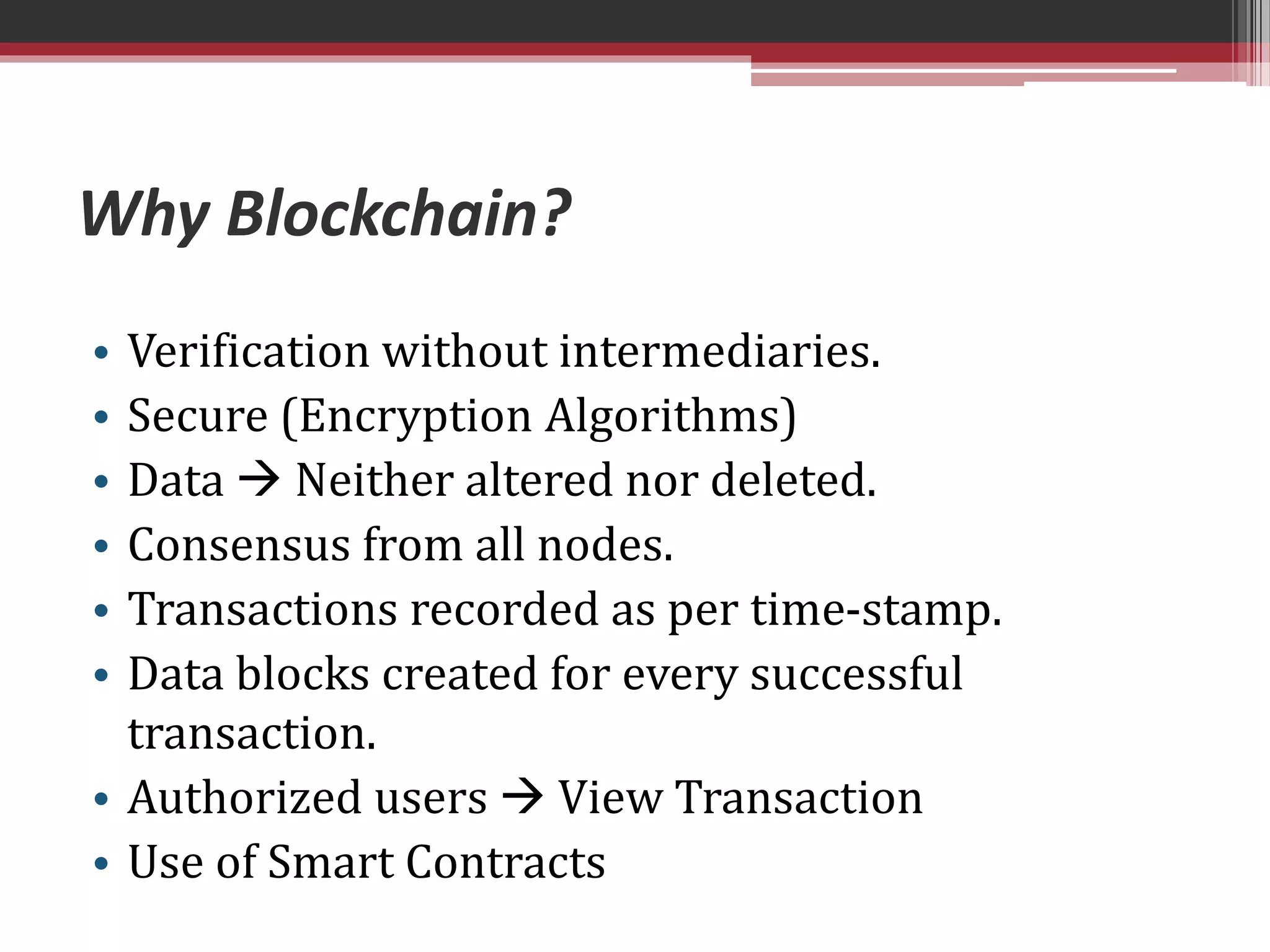 Block Chain Cloud Technology | PPTX