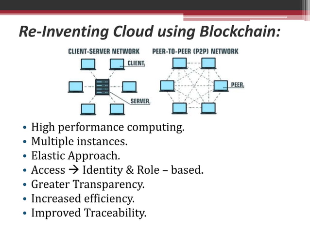 Block Chain Cloud Technology | PPTX | Internet | Computing