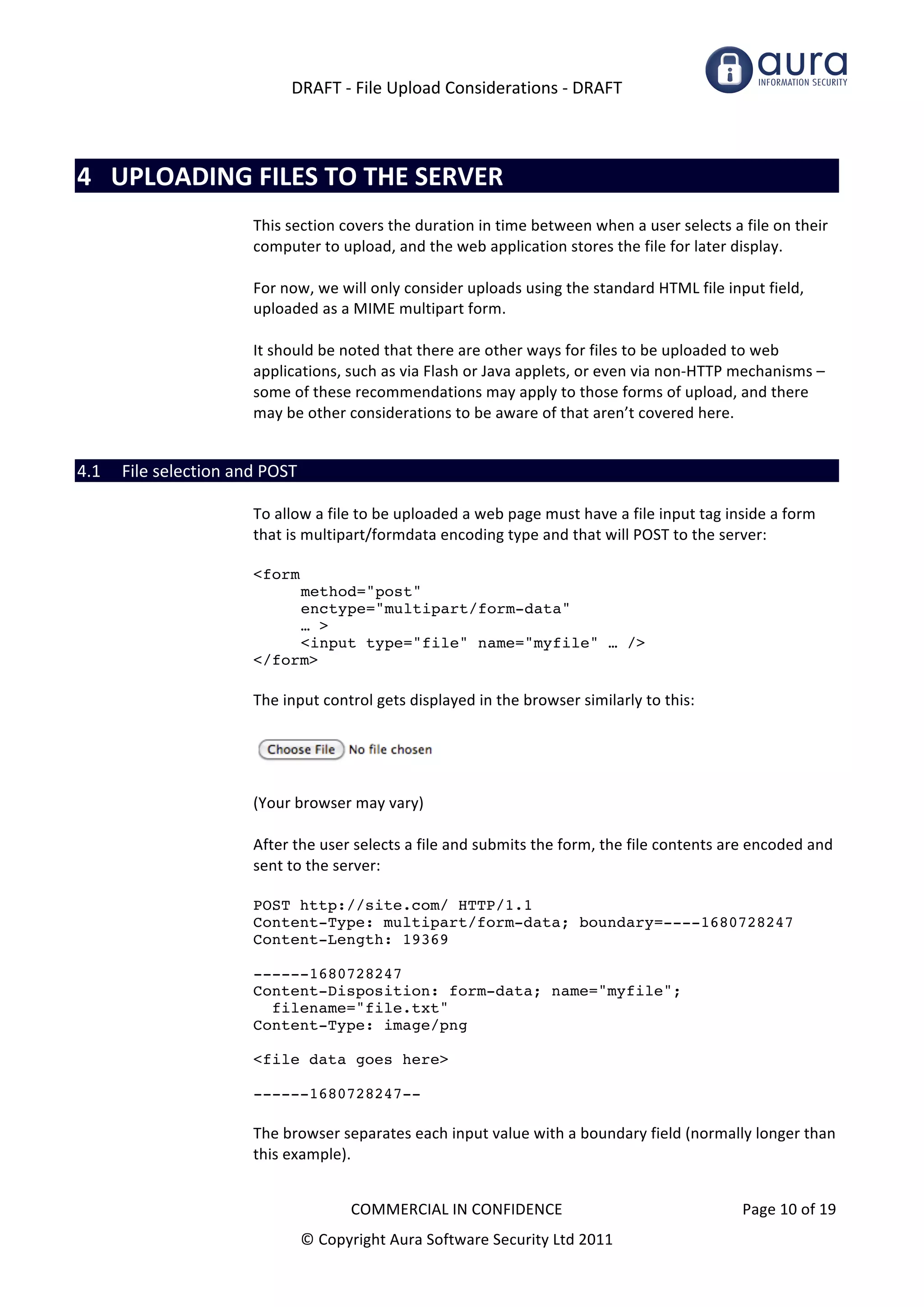 File upload considerations | PDF