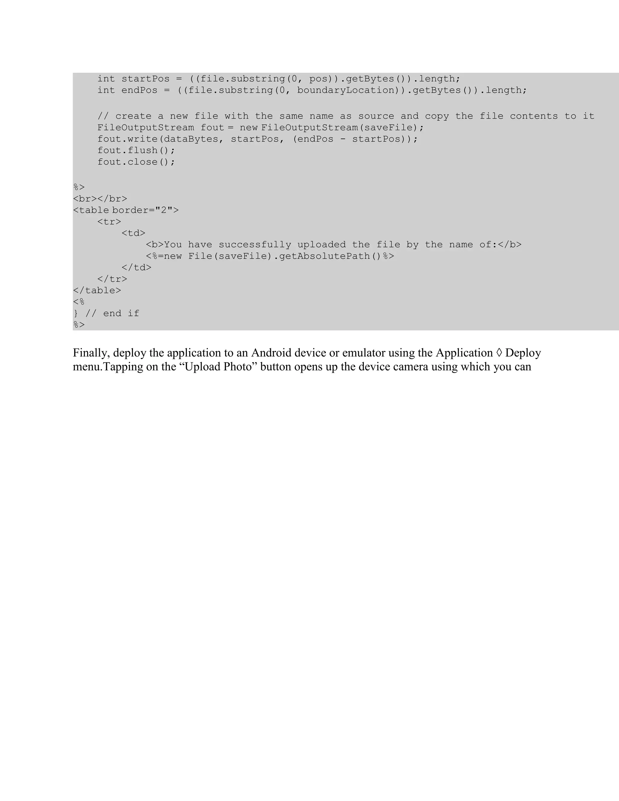File Upload In Oracle Adf Mobile Pdf 