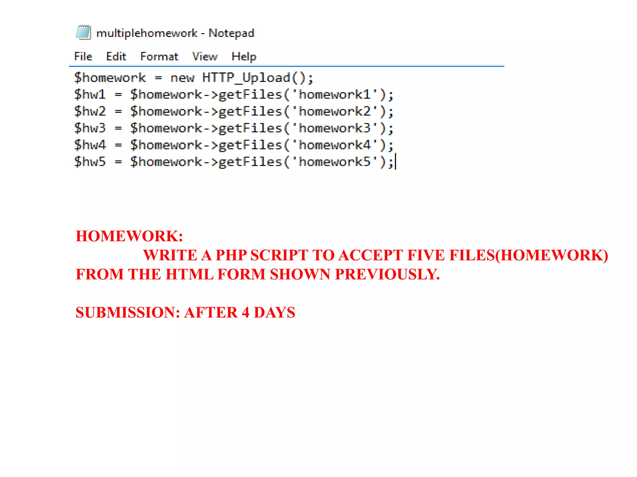 File upload php | PPTX