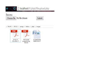 File upload php | PPTX