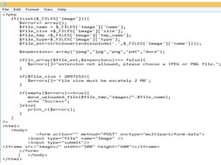 File upload php | PPTX
