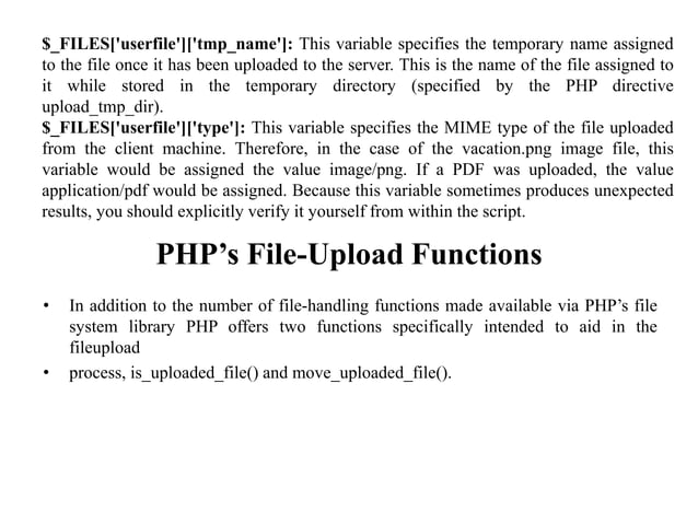 File upload php | PPTX