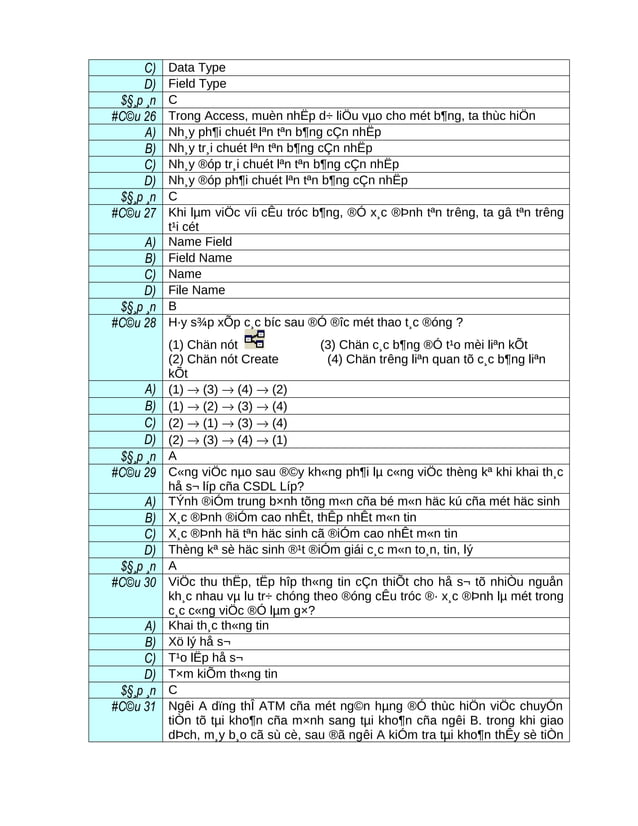 File word soan de trac nghiem | PDF