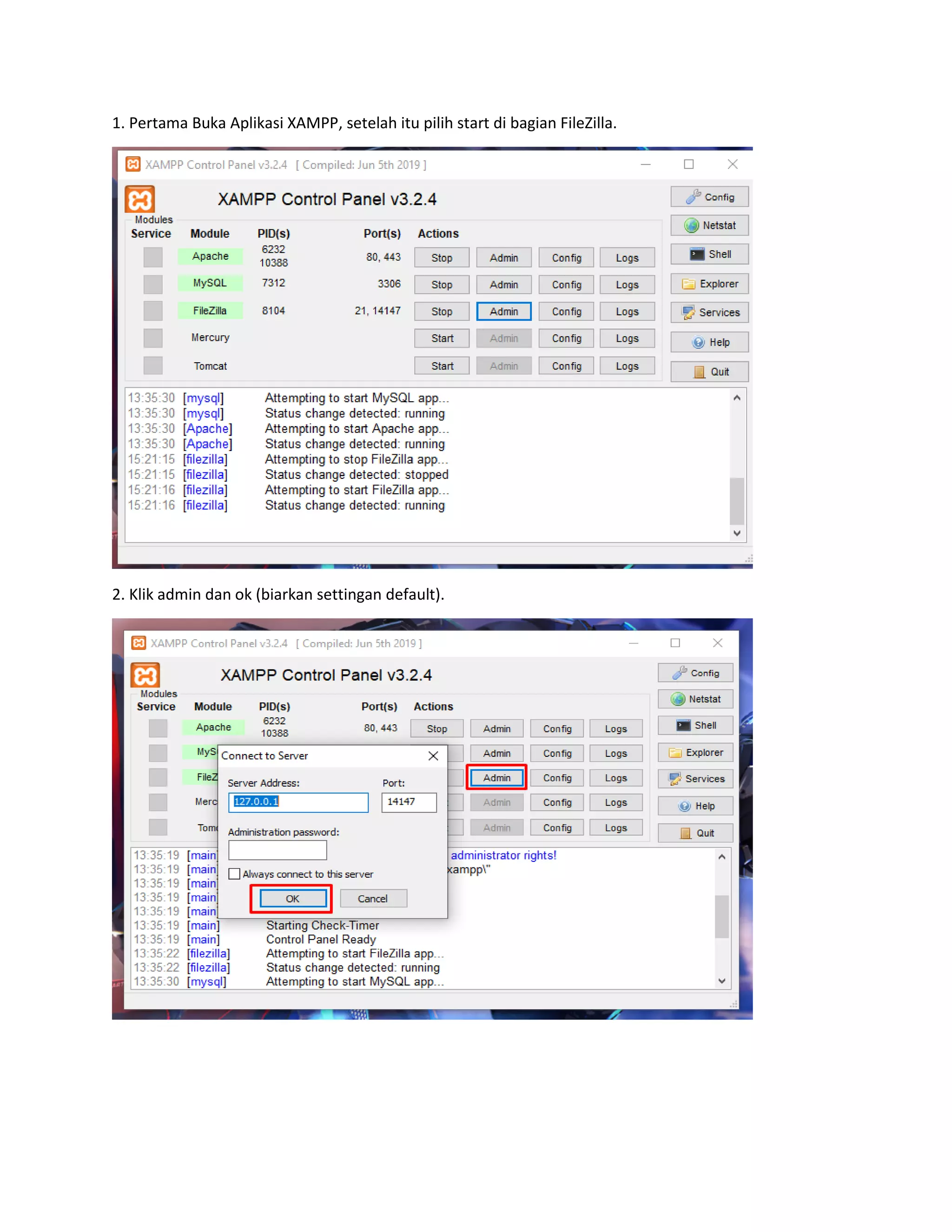 How To Use FileZilla With XAMPP | PDF