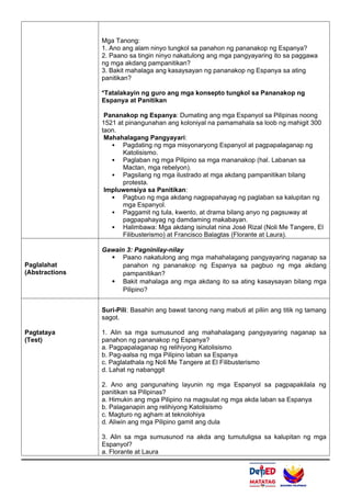 Matatag Filipino 7 Quarter 2 Lesson Plan | DOCX