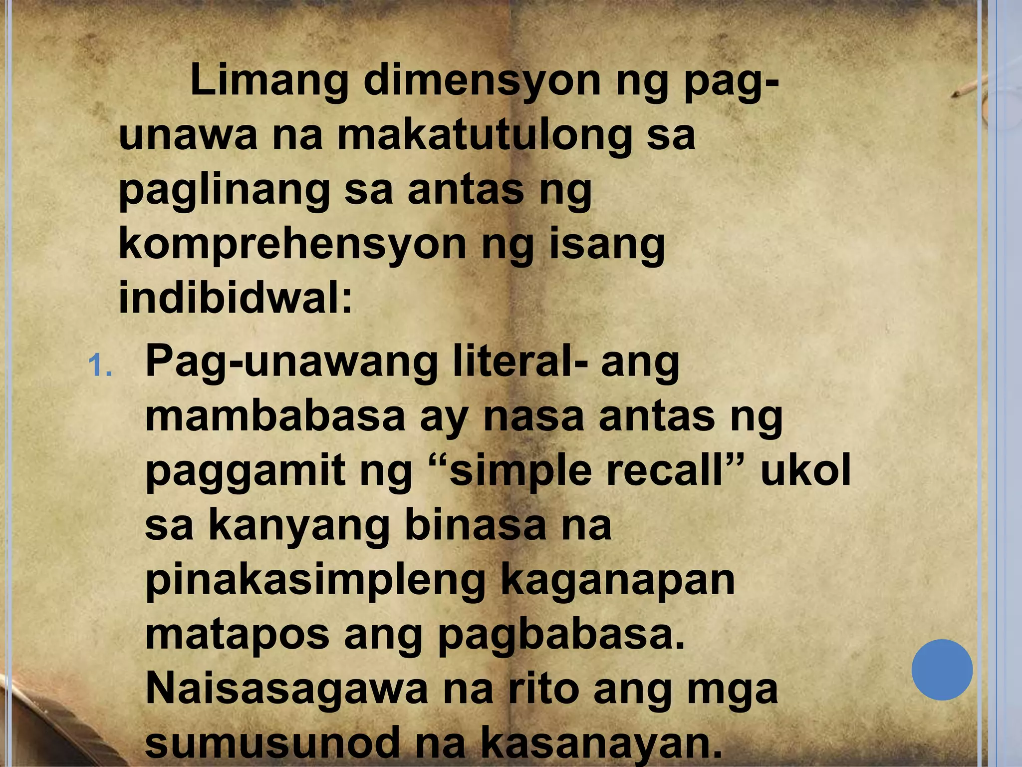 Pagbasa | PPTX