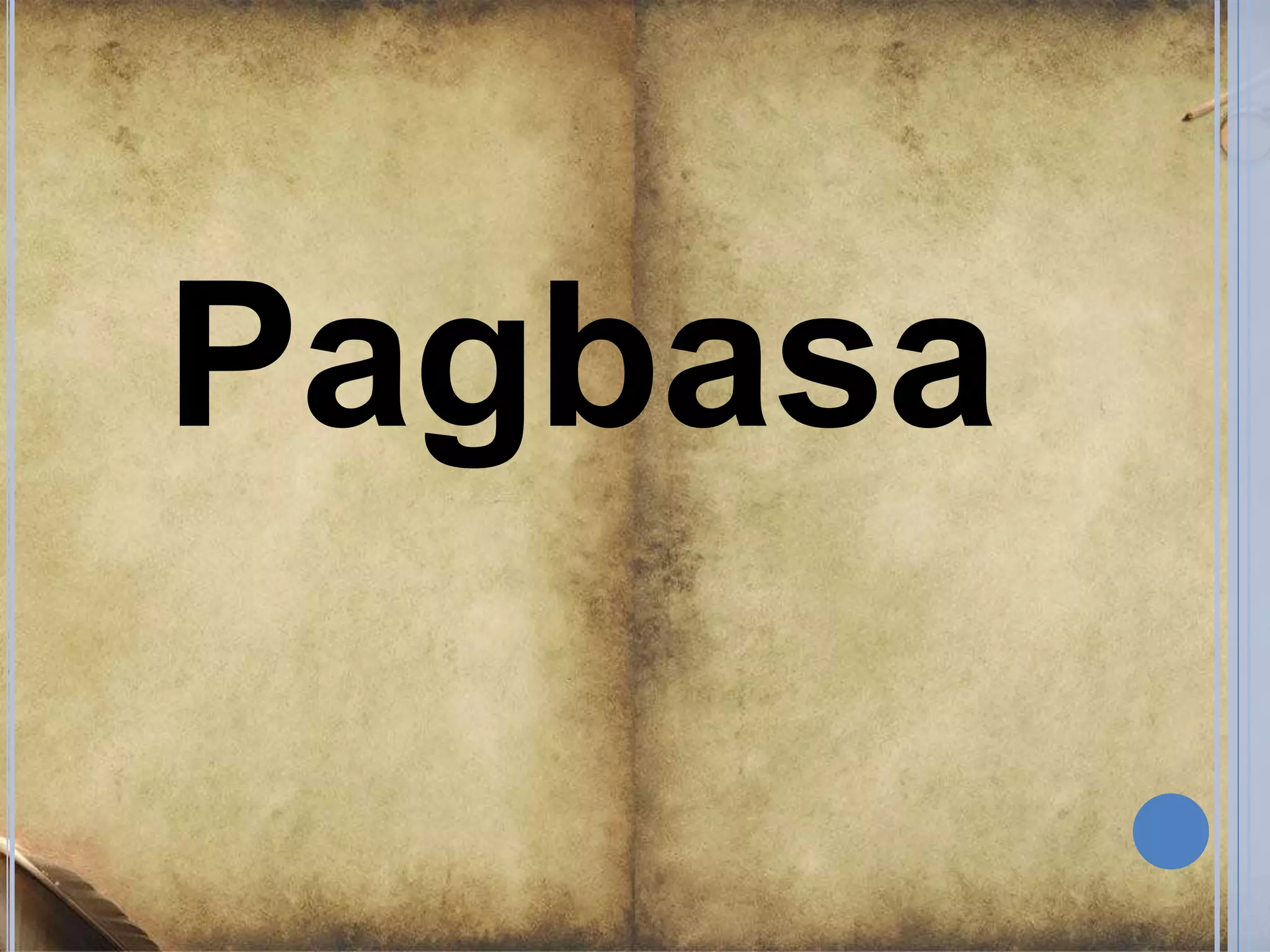 Pagbasa | PPTX