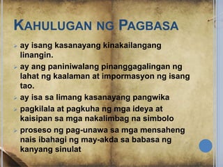 Pagbasa | PPTX