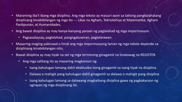 Fili 2 group 1 | PPTX