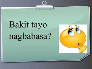 ang sining ng pagbasa | PPTX