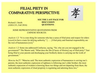 Filial piety in comparative perspective | PPT