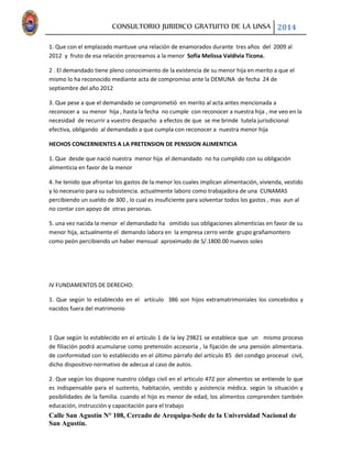 Filicacion y alimentos | DOCX