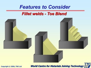 filiet welds Training- Leg Length & Throat Thickness .ppt