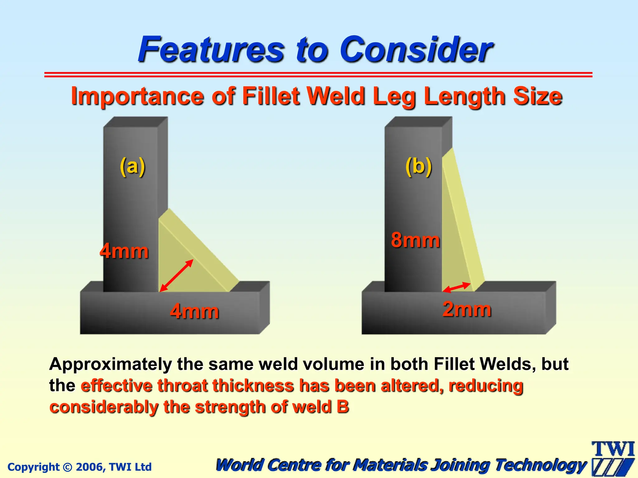 filiet welds Size & Features to Consider-.ppt