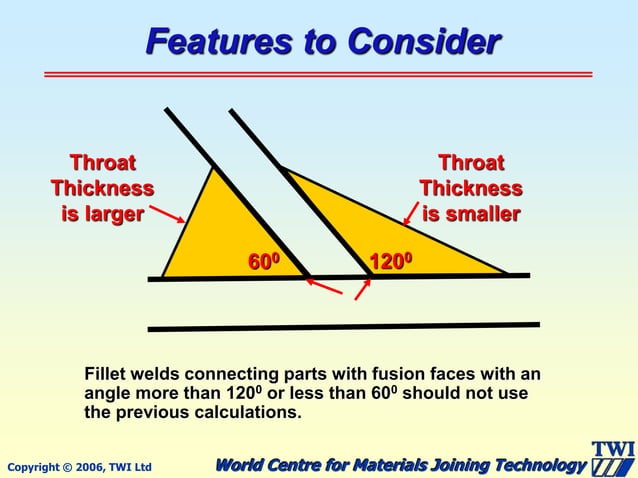 filiet welds Size & Features to Consider-.ppt