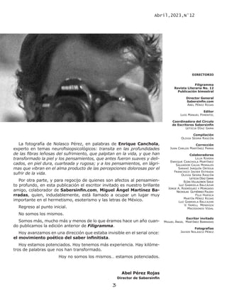 Filigramma 12. Revista del Círculo de Escritores Sabersinfin | PDF