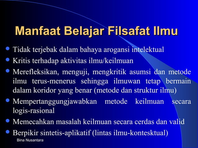 filsafat Ilmu | PPT
