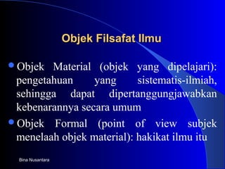 filsafat Ilmu | PPT