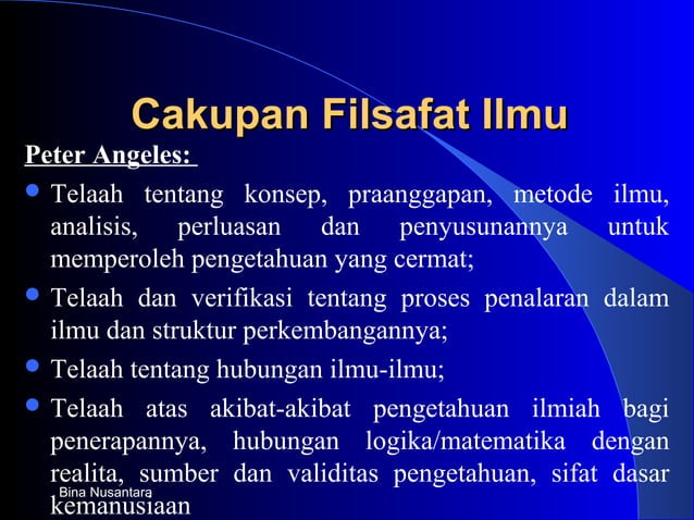 filsafat Ilmu | PPT