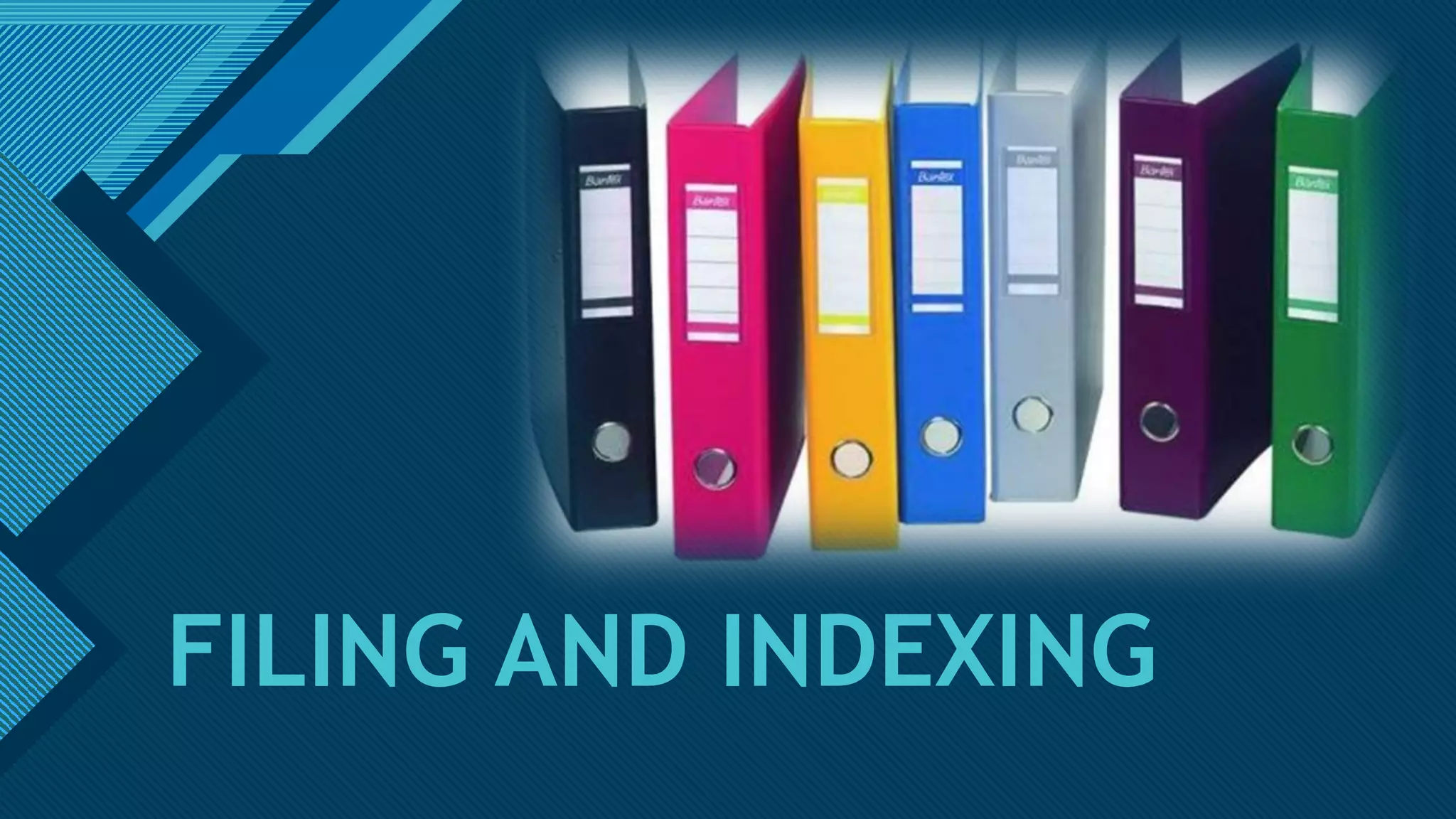 Filing and indexing | PPTX