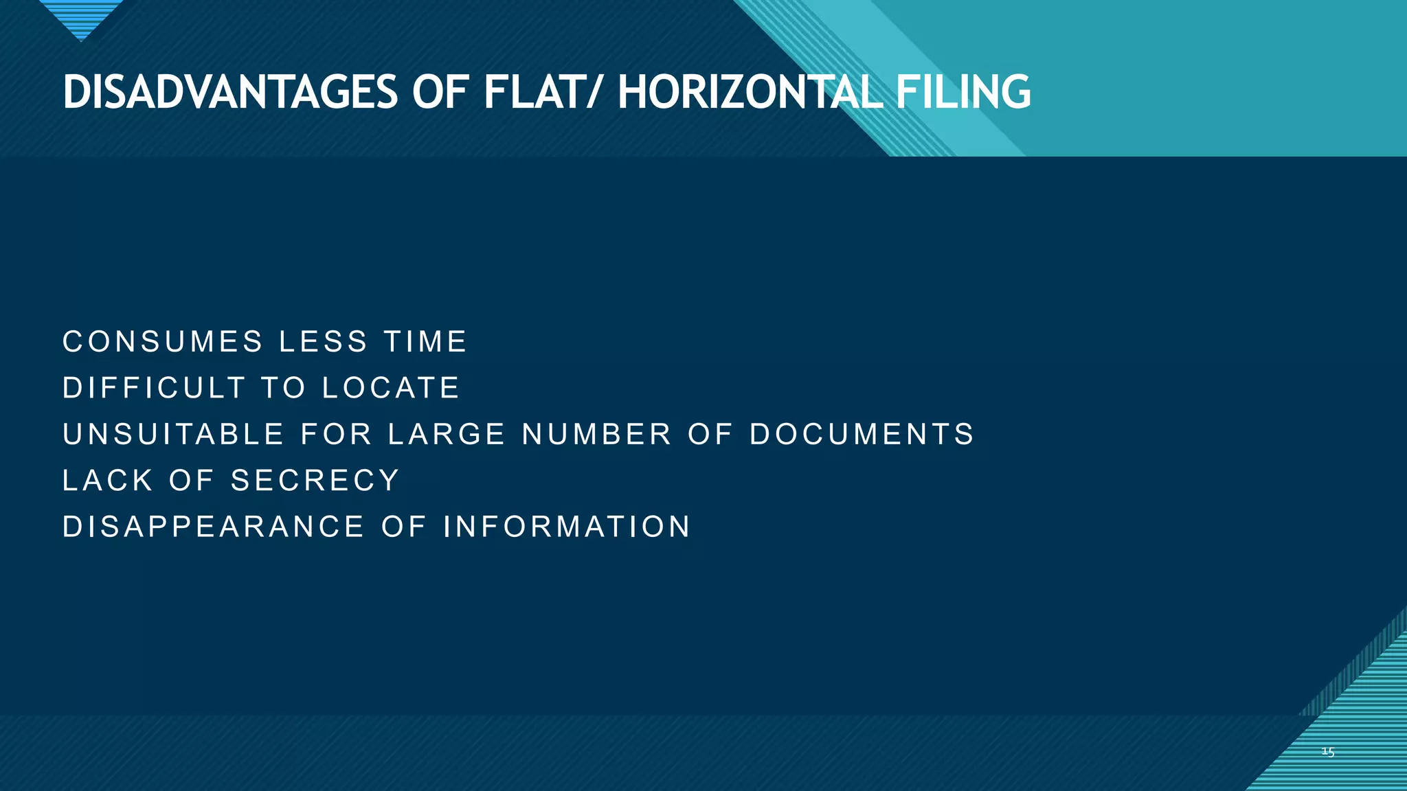 Filing and indexing | PPTX