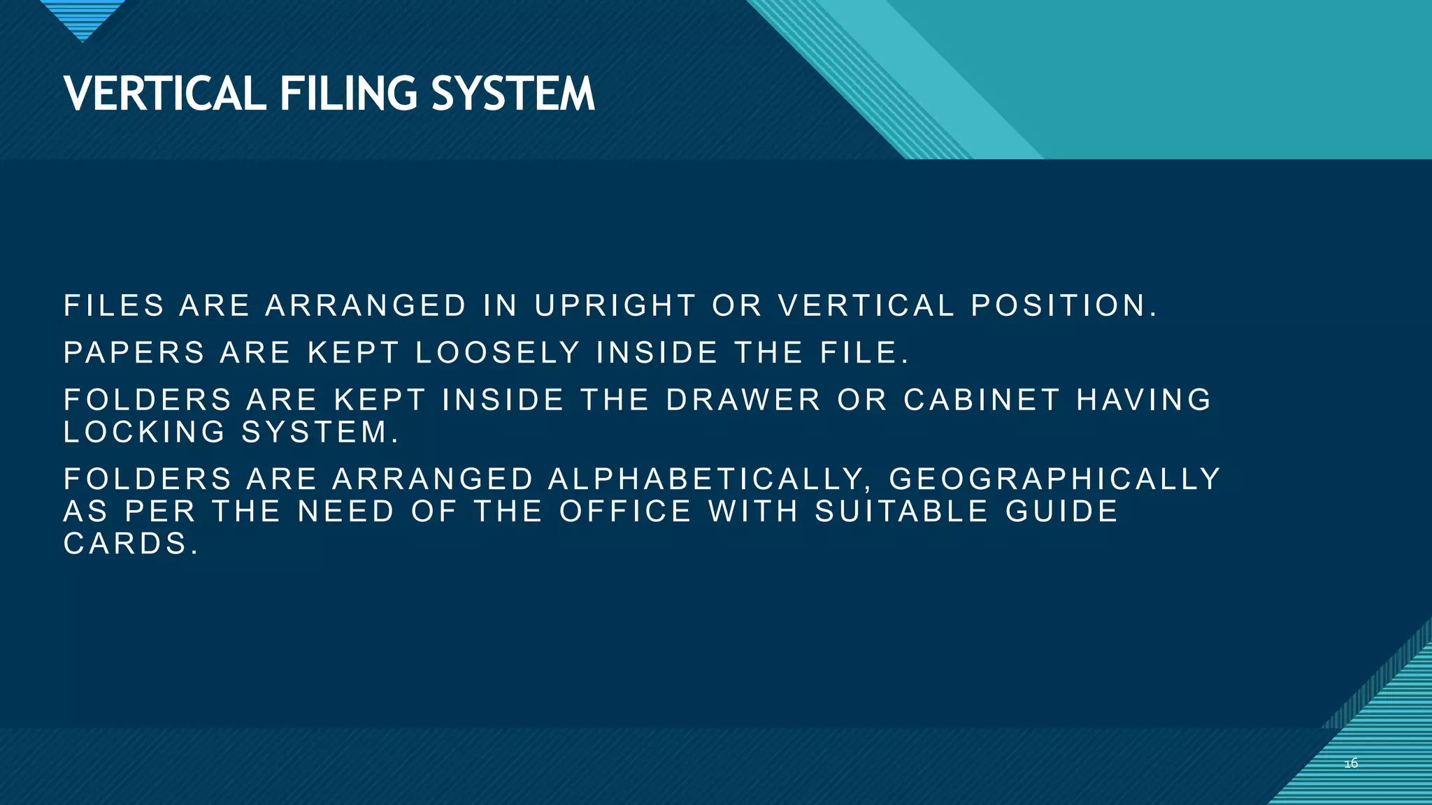 Filing and indexing | PPTX