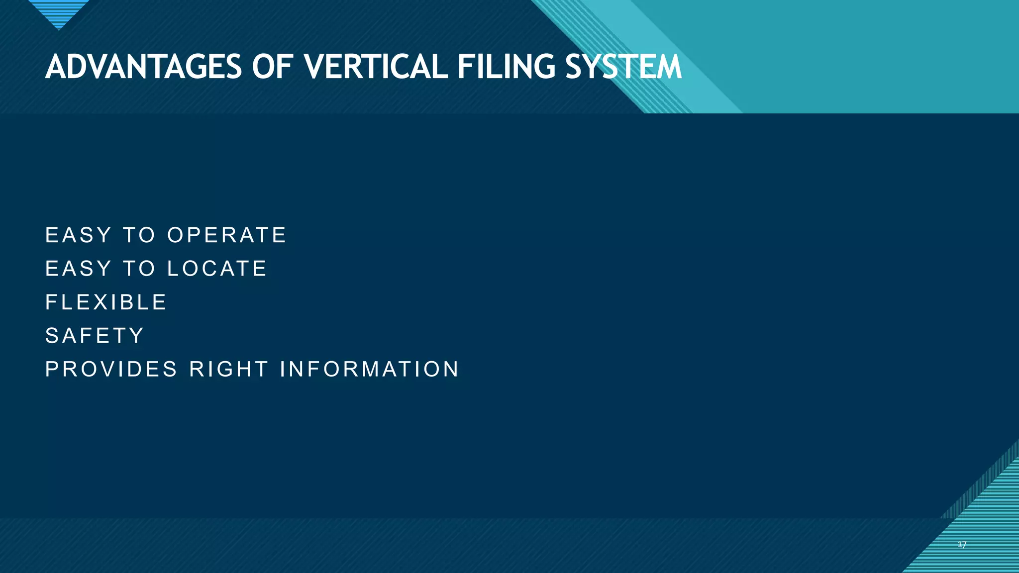 Filing and indexing | PPTX