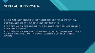 Filing and indexing | PPTX