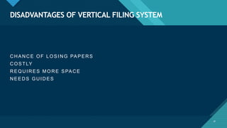 Filing and indexing | PPTX