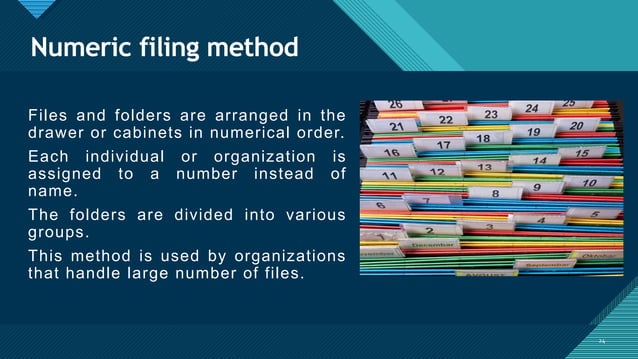 Filing and indexing | PPTX