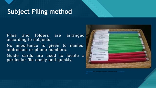 Filing and indexing | PPTX