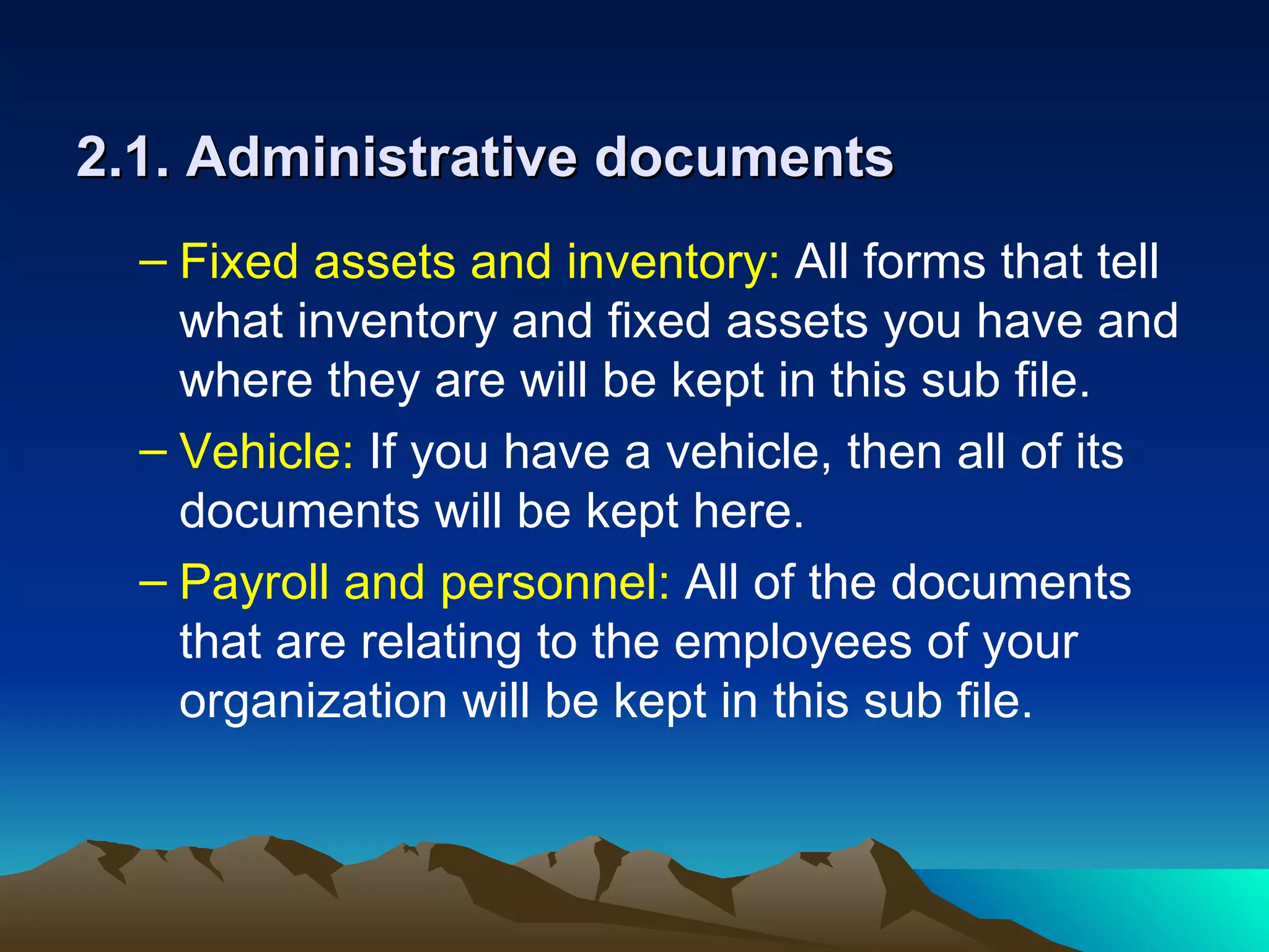 Filing and record keeping | PPT