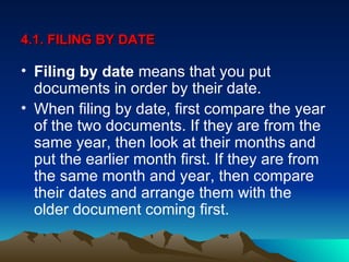 Filing and record keeping | PPT