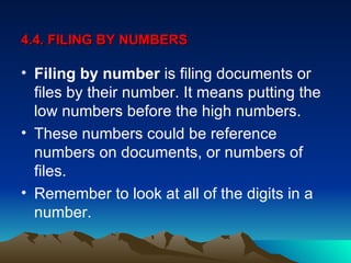 Filing and record keeping | PPT