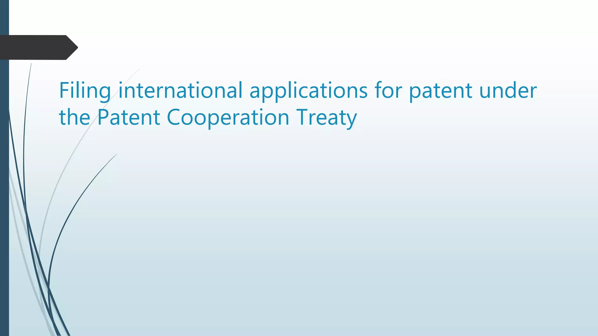 Filing a patent application | PPTX