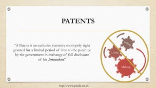Filing of Patent in India | PPTX
