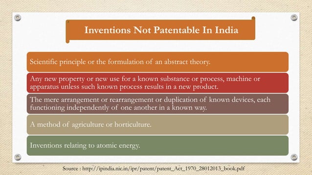Filing of Patent in India | PPTX | Legal Services Industry | Industries