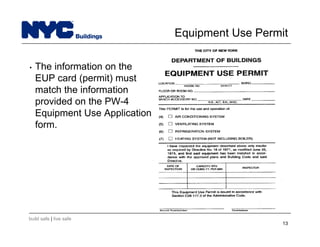 New York City Department of Buildings Filing rep course_103 | PPT
