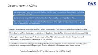 Filing Requirements in Singapore: ECI, AGM and Tax Filings | PPT