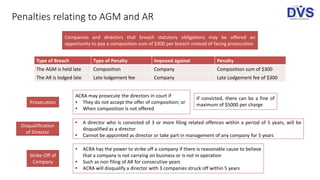 Filing Requirements in Singapore: ECI, AGM and Tax Filings | PPTX